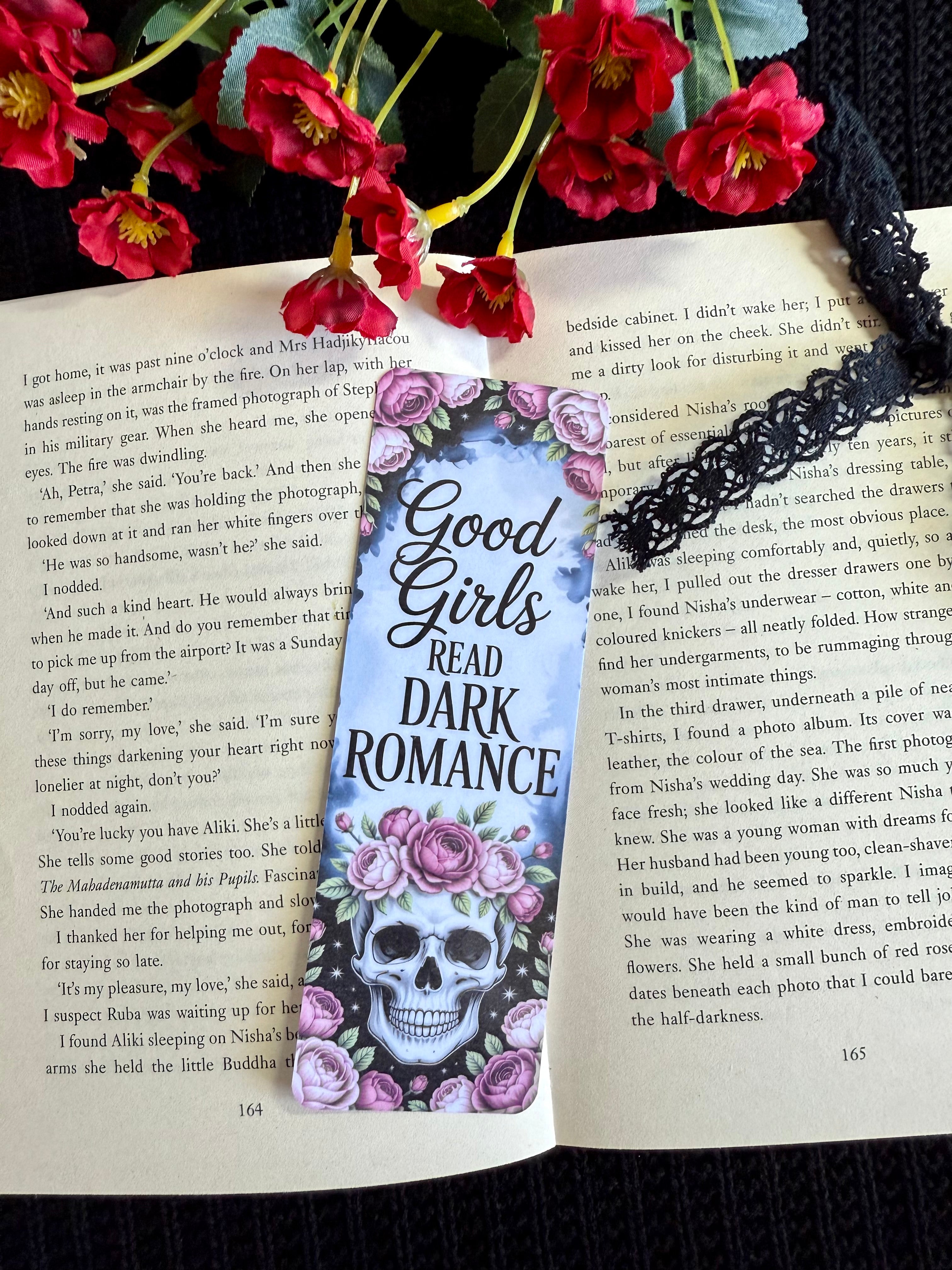 Good Girls Read Dark Romance Bookmark – Hooked on a Book