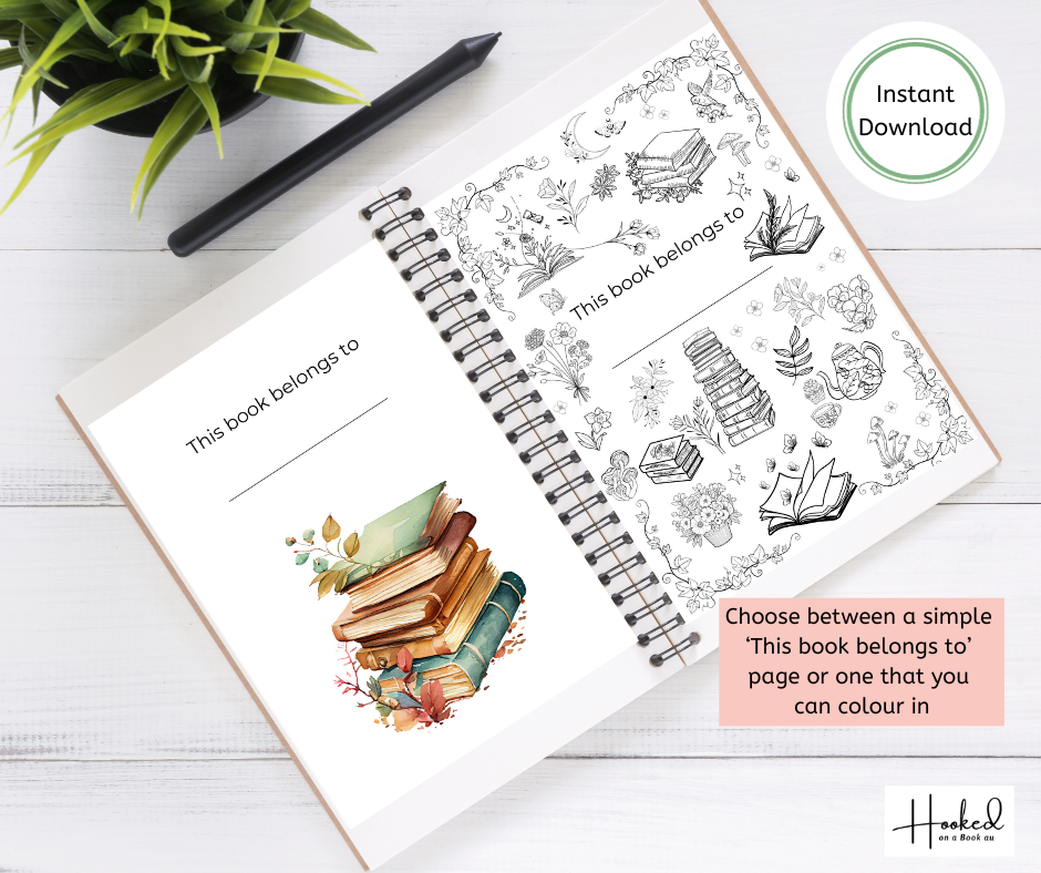 Printable Reading Journal – Hooked on a Book