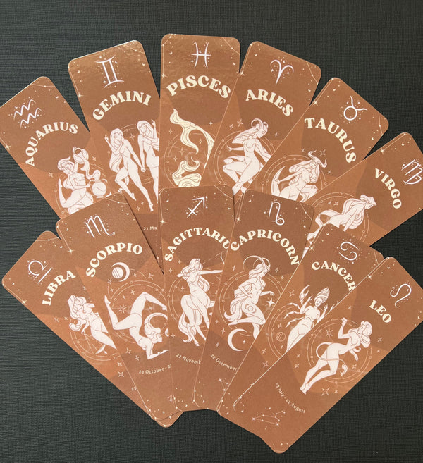 Zodiac Bookmarks – Hooked on a Book